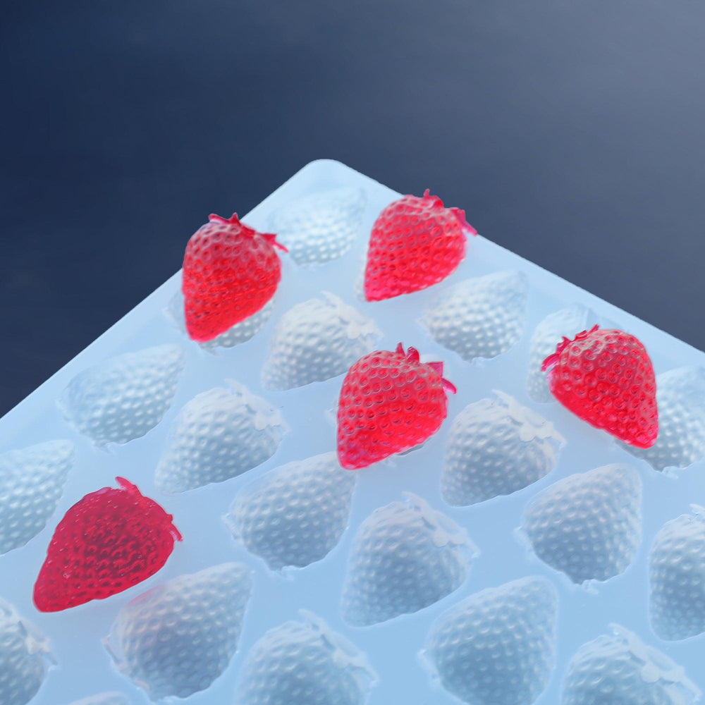 4 mL Strawberry Gummy Mold | 72 Cavity Mold | Shop Now – Vector Molds